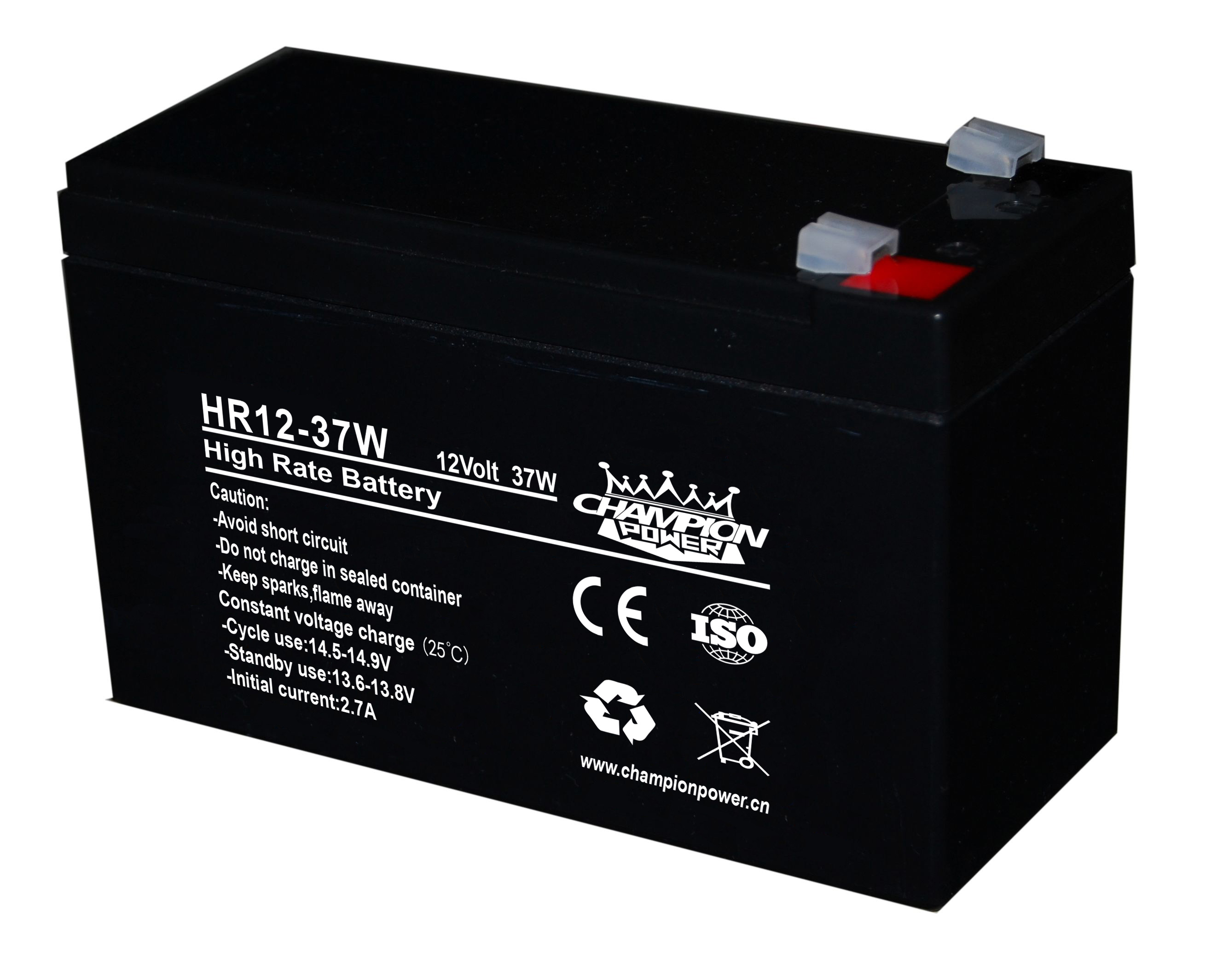 12V High Rate Battery - championpower